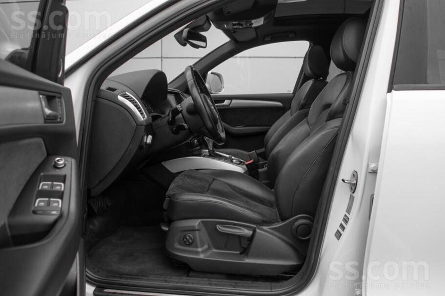 White Audi Q5 2012 in Riga, with an engine capacity of 3.00 L and mileage of 0 thousand km for 11990 €, photo 9 on AUTOMOTO.COM.LV