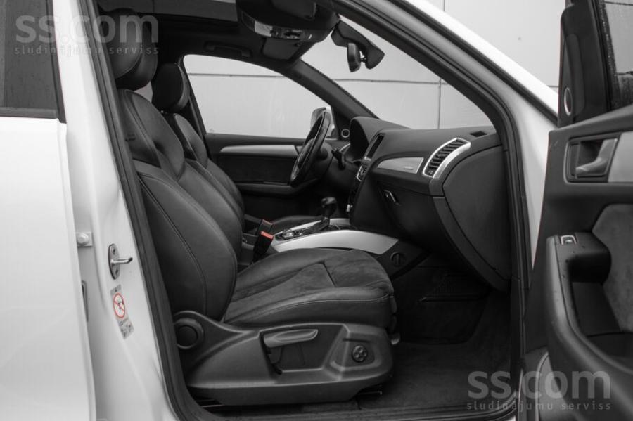 White Audi Q5 2012 in Riga, with an engine capacity of 3.00 L and mileage of 0 thousand km for 11990 €, photo 10 on AUTOMOTO.COM.LV