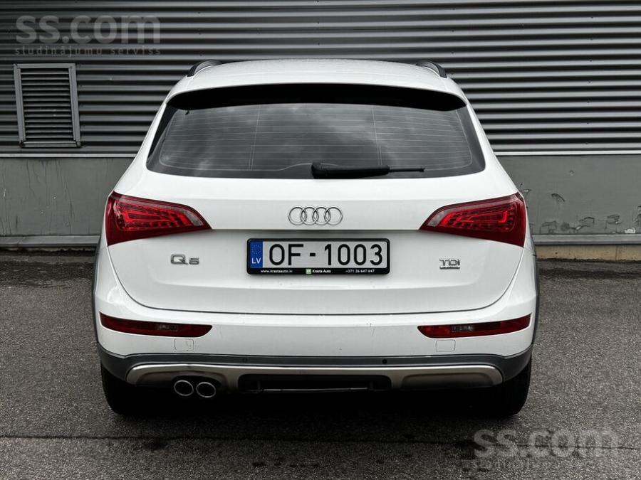 White Audi Q5 2012 in Riga, with an engine capacity of 2.00 L and mileage of 329 thousand km for 9900 €, photo 5 on AUTOMOTO.COM.LV