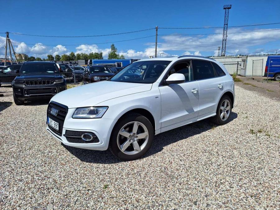 White Audi Q5 2012 in Kaunas, with an engine capacity of 1.98 L and mileage of 202 thousand km for 8500 €, photo 3 on AUTOMOTO.COM.LV