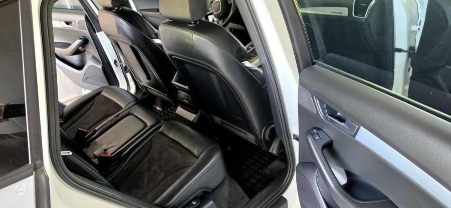White Audi Q5 2012 in Prienai, with an engine capacity of 1.97 L and mileage of 361 thousand km for 7750 €, photo 15 on AUTOMOTO.COM.LV
