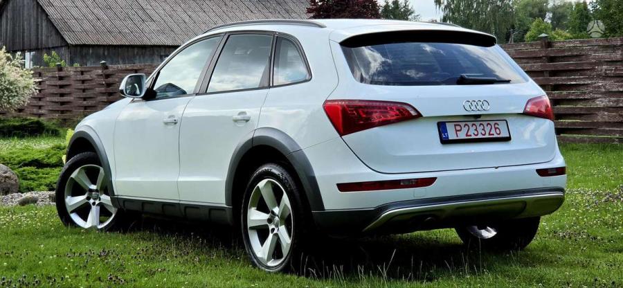 White Audi Q5 2012 in Prienai, with an engine capacity of 1.97 L and mileage of 361 thousand km for 7750 €, photo 21 on AUTOMOTO.COM.LV