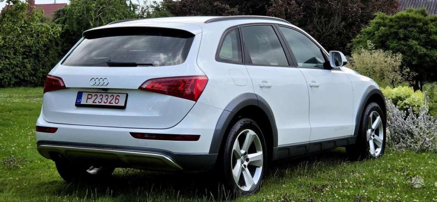 White Audi Q5 2012 in Prienai, with an engine capacity of 1.97 L and mileage of 361 thousand km for 7750 €, photo 22 on AUTOMOTO.COM.LV