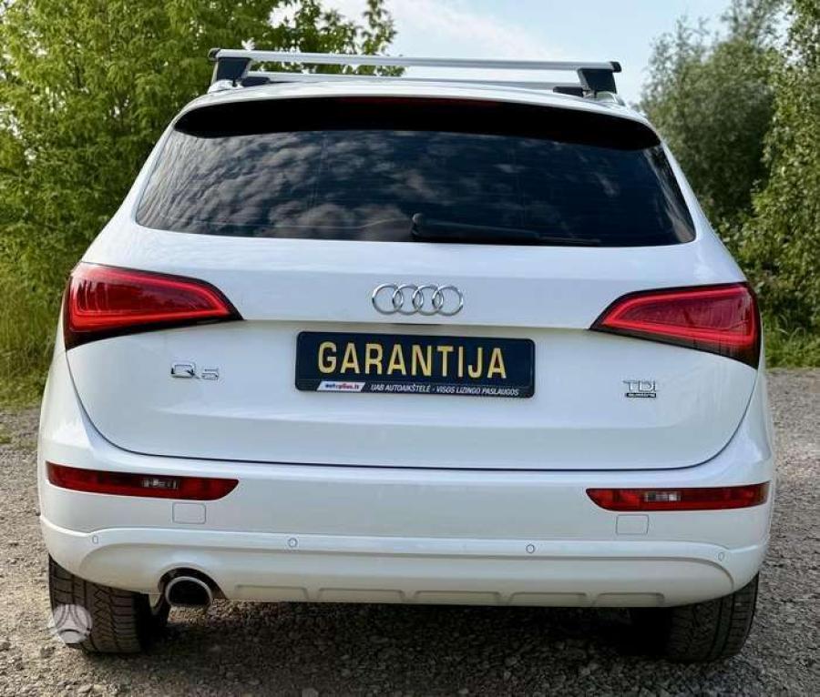 White Audi Q5 2012 in Siauliai, with an engine capacity of 1.97 L and mileage of 291 thousand km for 13400 €, photo 7 on AUTOMOTO.COM.LV