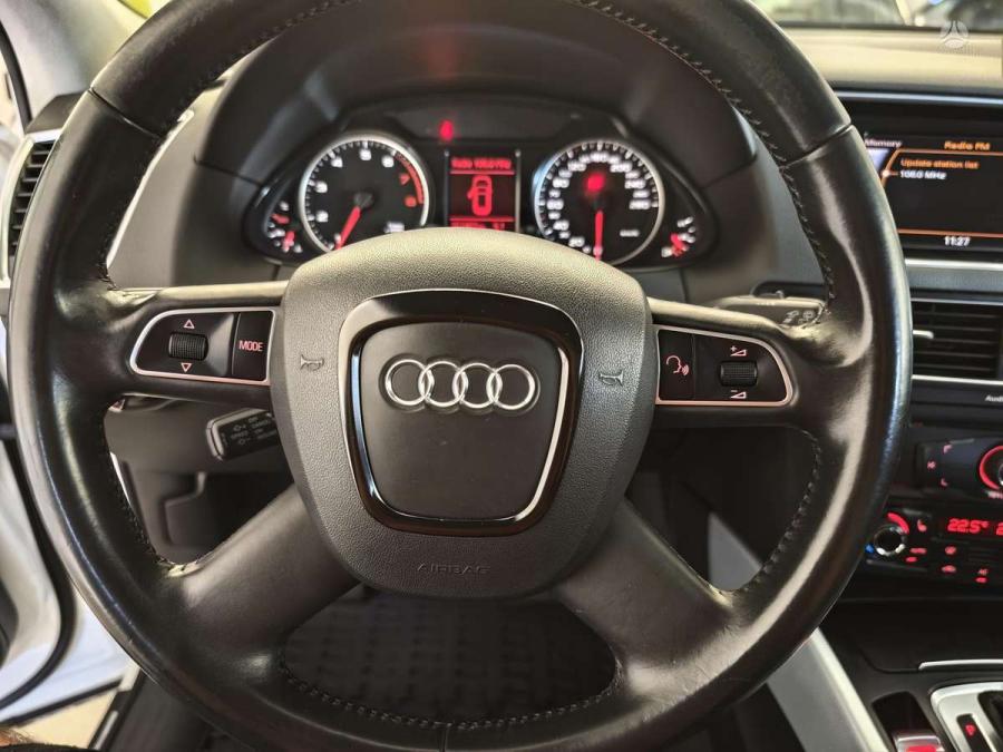 White Audi Q5 2012 in Vilnius, with an engine capacity of 1.98 L and mileage of 152 thousand km for 11200 €, photo 21 on AUTOMOTO.COM.LV