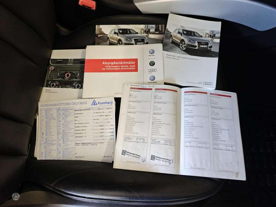 White Audi Q5 2012 in Vilnius, with an engine capacity of 1.98 L and mileage of 152 thousand km for 11200 €, photo 40 on AUTOMOTO.COM.LV