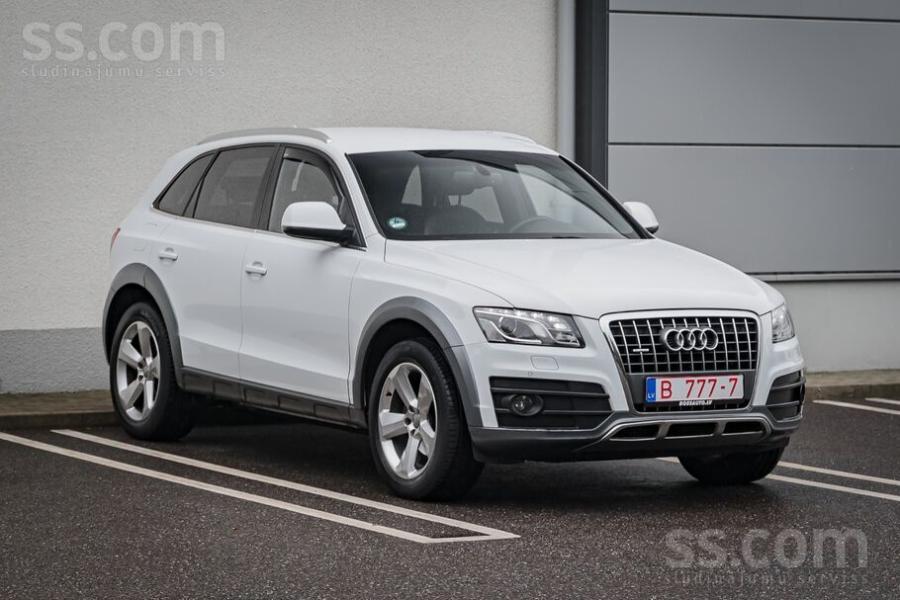 White Audi Q5 2012 in Riga, with an engine capacity of 2.00 L and mileage of 189 thousand km for 12250 €, photo 4 on AUTOMOTO.COM.LV