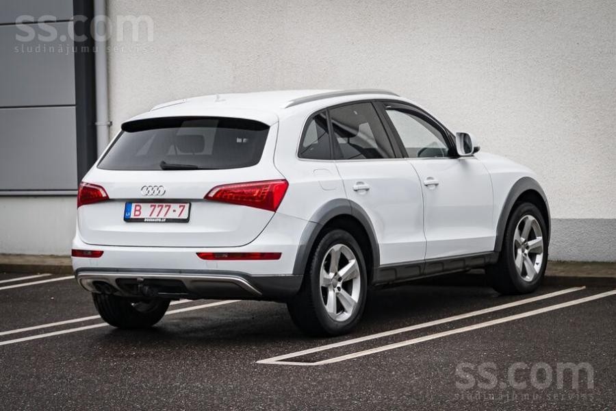 White Audi Q5 2012 in Riga, with an engine capacity of 2.00 L and mileage of 189 thousand km for 12250 €, photo 5 on AUTOMOTO.COM.LV