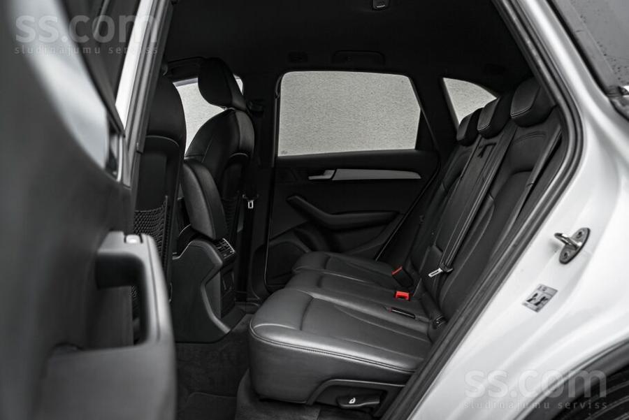 White Audi Q5 2012 in Riga, with an engine capacity of 2.00 L and mileage of 189 thousand km for 12250 €, photo 10 on AUTOMOTO.COM.LV