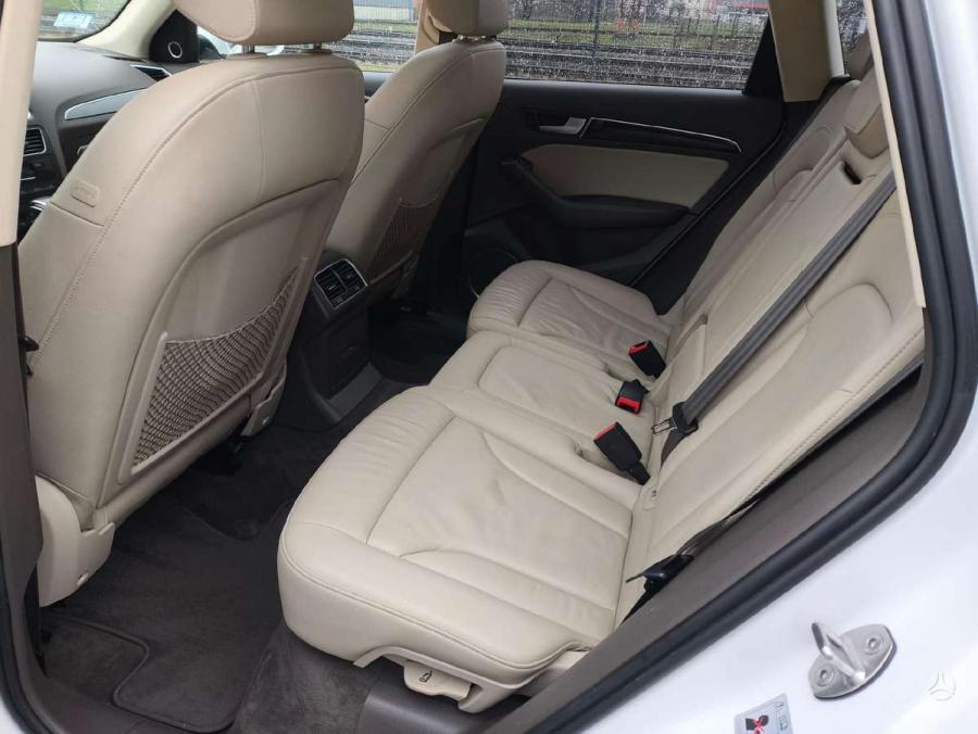 White Audi Q5 2013 in Siauliai, with an engine capacity of 3.00 L and mileage of 233 thousand km for 8600 €, photo 15 on AUTOMOTO.COM.LV