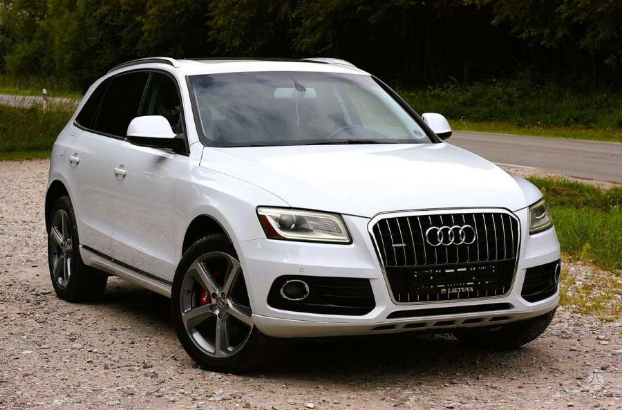 White Audi Q5 2013 in Kretinga, with an engine capacity of 2.97 L and mileage of 313 thousand km for 13999 €, photo 6 on AUTOMOTO.COM.LV