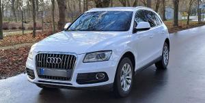 White Audi Q5 2013 in Kaunas, with an engine capacity of 2.97 L and mileage of 300 thousand km for 9599 €, photo 2 on AUTOMOTO.COM.LV