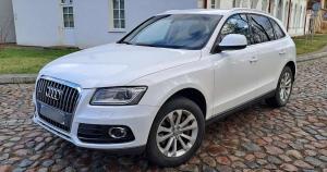 White Audi Q5 2013 in Kaunas, with an engine capacity of 2.97 L and mileage of 300 thousand km for 9599 €, photo 11 on AUTOMOTO.COM.LV
