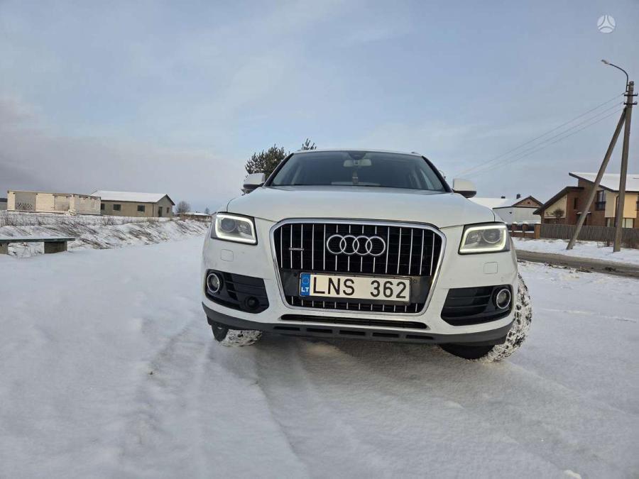 White Audi Q5 2013 in Siauliai, with an engine capacity of 1.97 L and mileage of 247 thousand km for 9000 €, photo 3 on AUTOMOTO.COM.LV