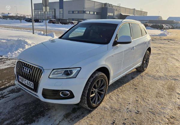 Balts Audi Q5 2013 Panevēža, ar dzinēja tilpumu 1.97 L un nobraukumu 296 tūkst. km par 12015 €, foto 1 vietnē AUTOMOTO.COM.LV