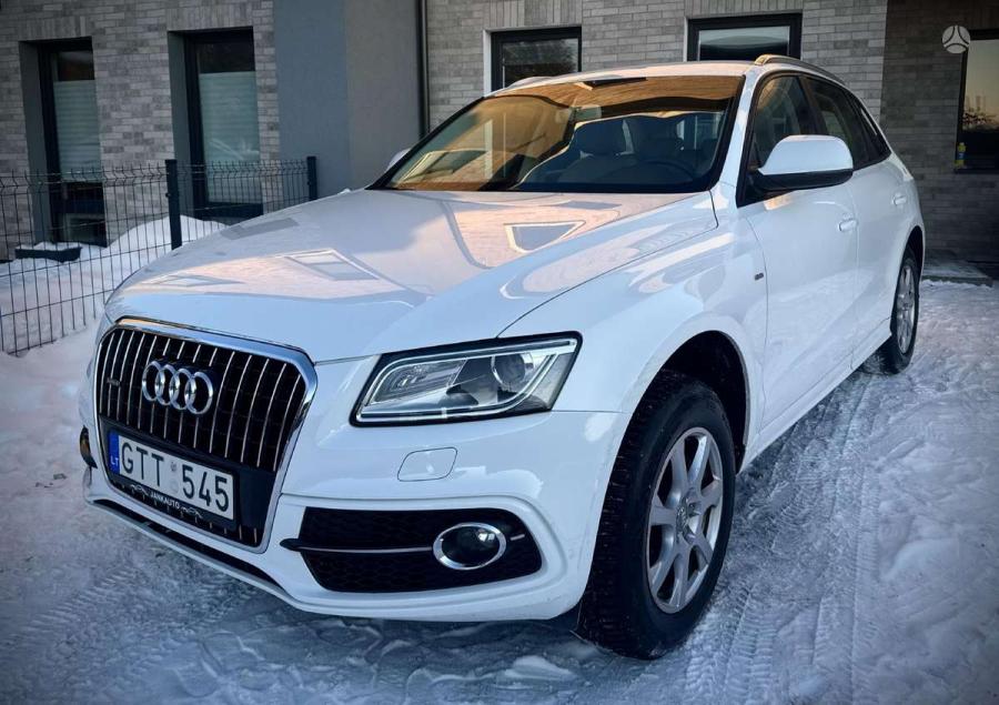 Balts Audi Q5 2013 Viļņa, ar dzinēja tilpumu 1.98 L un nobraukumu 117 tūkst. km par 9900 €, foto 1 vietnē AUTOMOTO.COM.LV