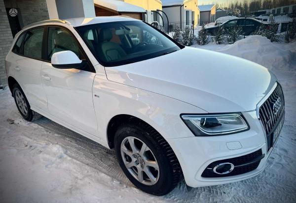 White Audi Q5 2013 in Vilnius, with an engine capacity of 1.98 L and mileage of 117 thousand km for 9900 €, photo 5 on AUTOMOTO.COM.LV
