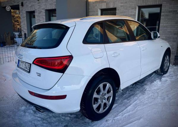 White Audi Q5 2013 in Vilnius, with an engine capacity of 1.98 L and mileage of 117 thousand km for 9900 €, photo 6 on AUTOMOTO.COM.LV