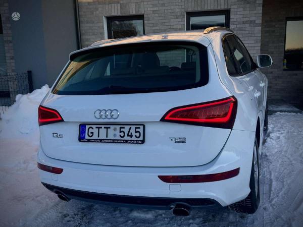 White Audi Q5 2013 in Vilnius, with an engine capacity of 1.98 L and mileage of 117 thousand km for 9900 €, photo 7 on AUTOMOTO.COM.LV