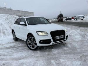 White Audi Q5 2013 in Panevezys, with an engine capacity of 1.97 L and mileage of 186 thousand km for 13990 €, photo 2 on AUTOMOTO.COM.LV