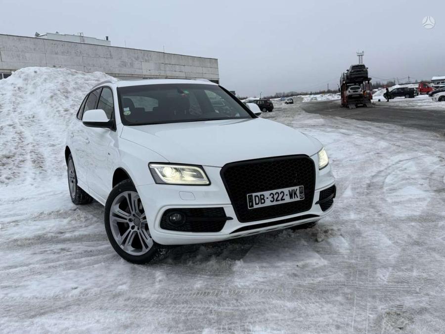 White Audi Q5 2013 in Panevezys, with an engine capacity of 1.97 L and mileage of 186 thousand km for 13990 €, photo 4 on AUTOMOTO.COM.LV