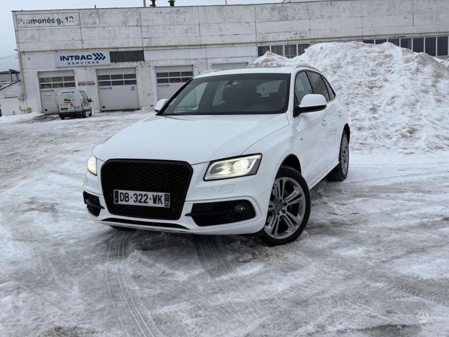 White Audi Q5 2013 in Panevezys, with an engine capacity of 1.97 L and mileage of 186 thousand km for 13990 €, photo 5 on AUTOMOTO.COM.LV