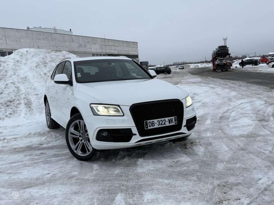White Audi Q5 2013 in Panevezys, with an engine capacity of 1.97 L and mileage of 186 thousand km for 13990 €, photo 6 on AUTOMOTO.COM.LV