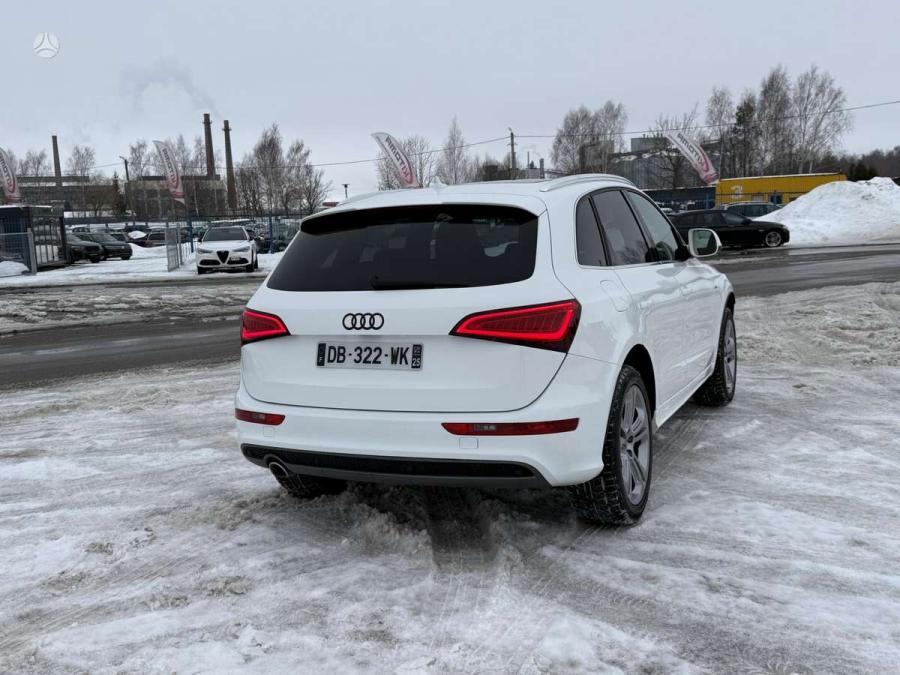 White Audi Q5 2013 in Panevezys, with an engine capacity of 1.97 L and mileage of 186 thousand km for 13990 €, photo 7 on AUTOMOTO.COM.LV