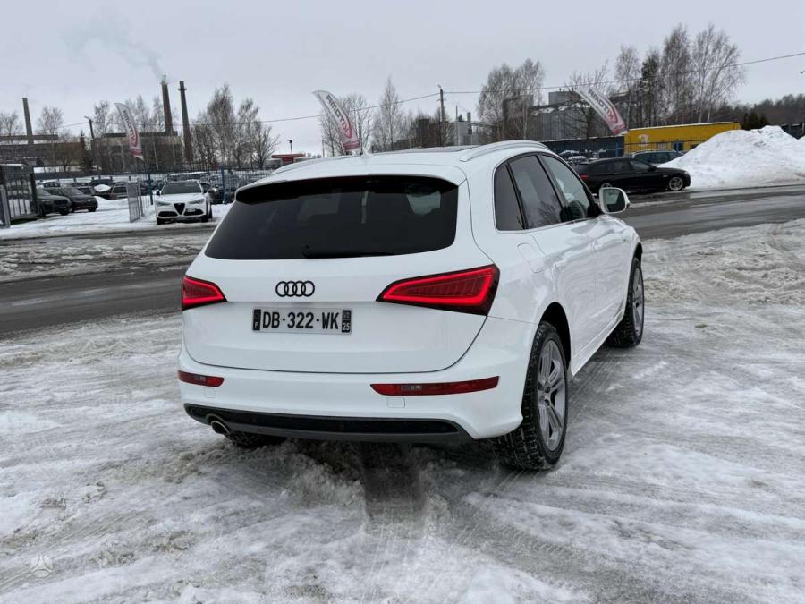 White Audi Q5 2013 in Panevezys, with an engine capacity of 1.97 L and mileage of 186 thousand km for 13990 €, photo 9 on AUTOMOTO.COM.LV