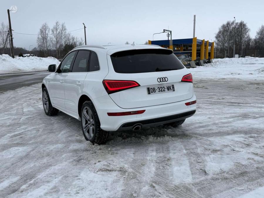 White Audi Q5 2013 in Panevezys, with an engine capacity of 1.97 L and mileage of 186 thousand km for 13990 €, photo 12 on AUTOMOTO.COM.LV