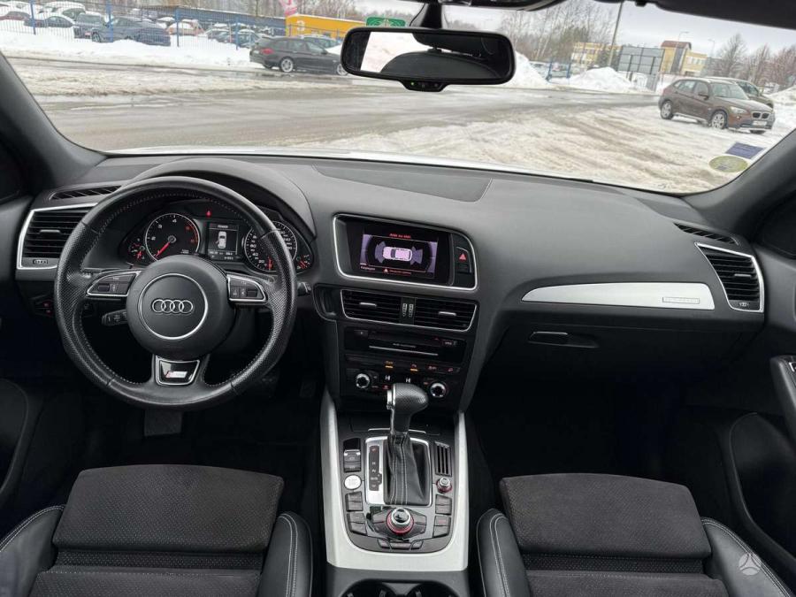 White Audi Q5 2013 in Panevezys, with an engine capacity of 1.97 L and mileage of 186 thousand km for 13990 €, photo 17 on AUTOMOTO.COM.LV