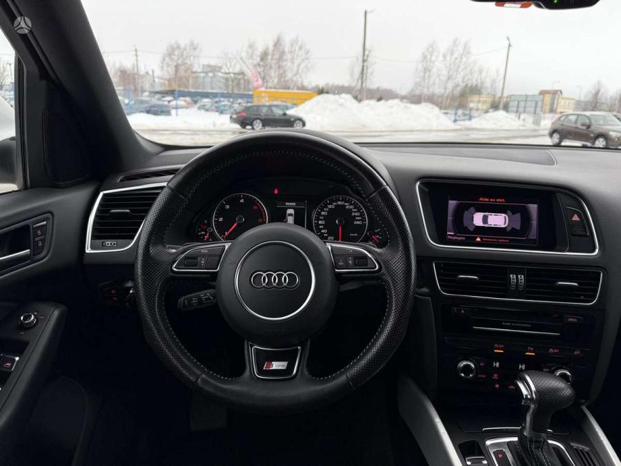 White Audi Q5 2013 in Panevezys, with an engine capacity of 1.97 L and mileage of 186 thousand km for 13990 €, photo 18 on AUTOMOTO.COM.LV