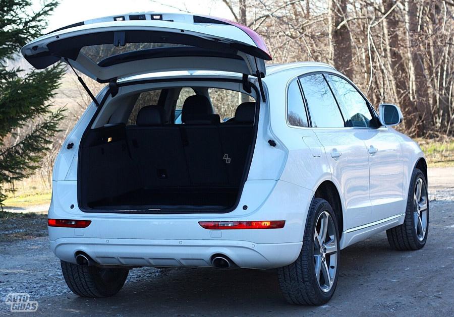White Audi Q5 2013 in Petrikaiciai, with an engine capacity of 3.00 L and mileage of 313 thousand km for 13499 €, photo 15 on AUTOMOTO.COM.LV