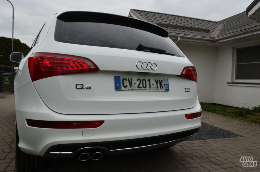 White Audi Q5 2013 in Kaunas, with an engine capacity of 2.00 L and mileage of 249 thousand km for 10650 €, photo 9 on AUTOMOTO.COM.LV
