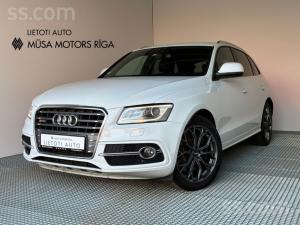 White Audi Q5 2013 in Riga, with an engine capacity of 3.00 L and mileage of 216 thousand km for 14900 €, photo  on AUTOMOTO.COM.LV