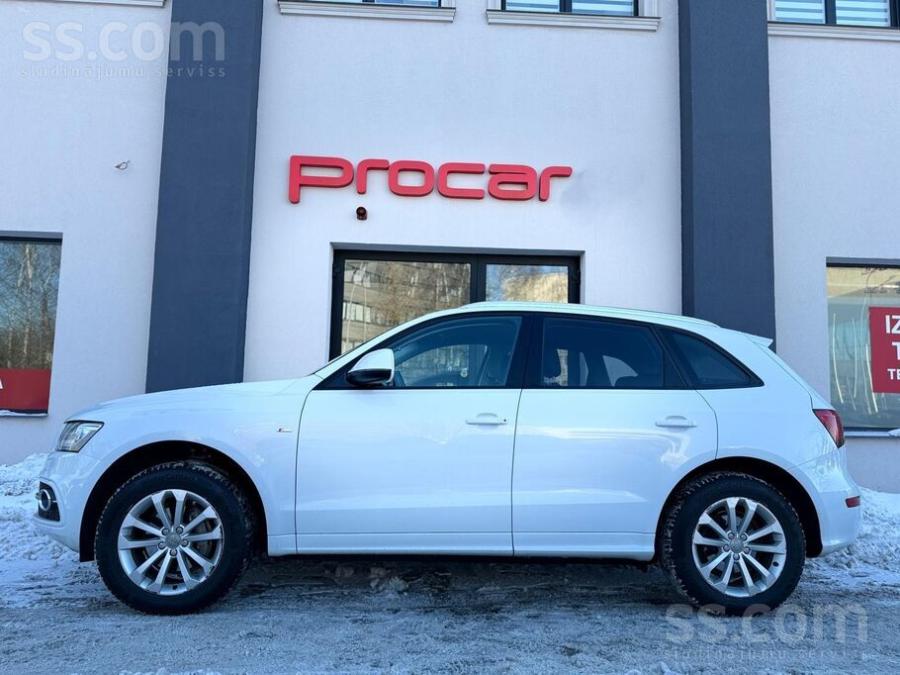 White Audi Q5 2013 in Riga, with an engine capacity of 2.00 L and mileage of 136 thousand km for 11900 €, photo 3 on AUTOMOTO.COM.LV