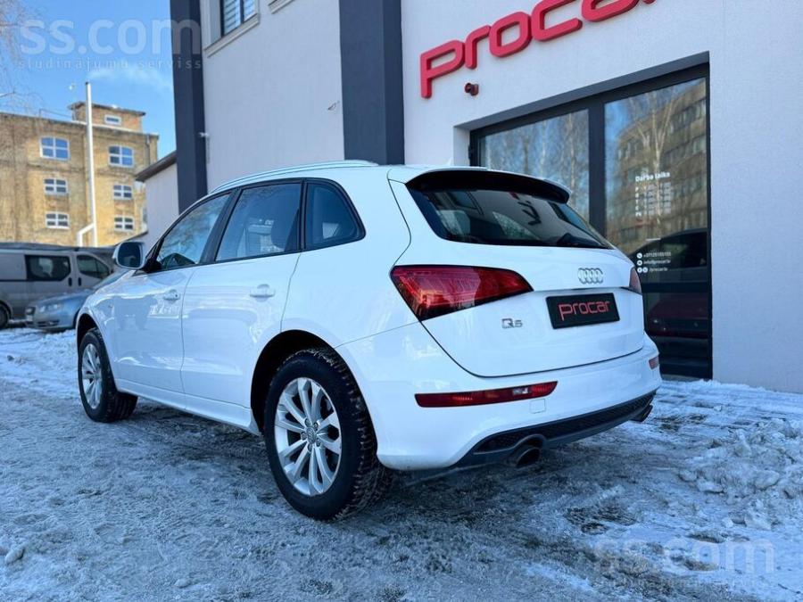 White Audi Q5 2013 in Riga, with an engine capacity of 2.00 L and mileage of 136 thousand km for 11900 €, photo 4 on AUTOMOTO.COM.LV