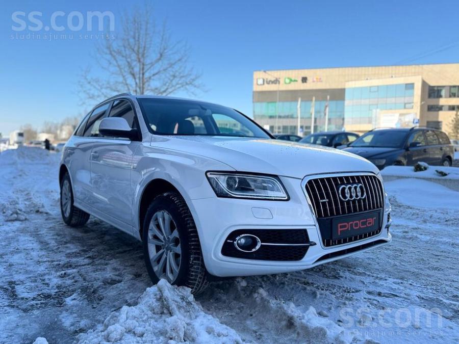 White Audi Q5 2013 in Riga, with an engine capacity of 2.00 L and mileage of 136 thousand km for 11900 €, photo 7 on AUTOMOTO.COM.LV