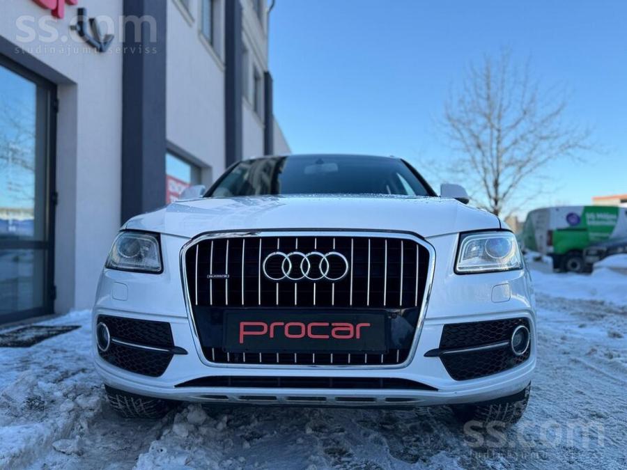 White Audi Q5 2013 in Riga, with an engine capacity of 2.00 L and mileage of 136 thousand km for 11900 €, photo 8 on AUTOMOTO.COM.LV