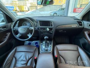 White Audi Q5 2013 in Riga, with an engine capacity of 2.00 L and mileage of 136 thousand km for 11900 €, photo 18 on AUTOMOTO.COM.LV
