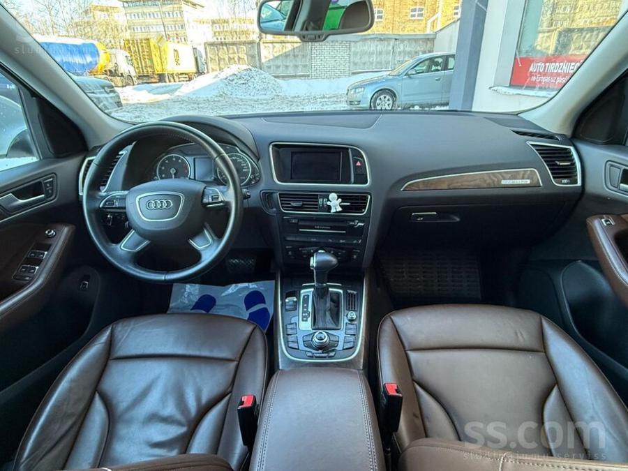 White Audi Q5 2013 in Riga, with an engine capacity of 2.00 L and mileage of 136 thousand km for 11900 €, photo 18 on AUTOMOTO.COM.LV
