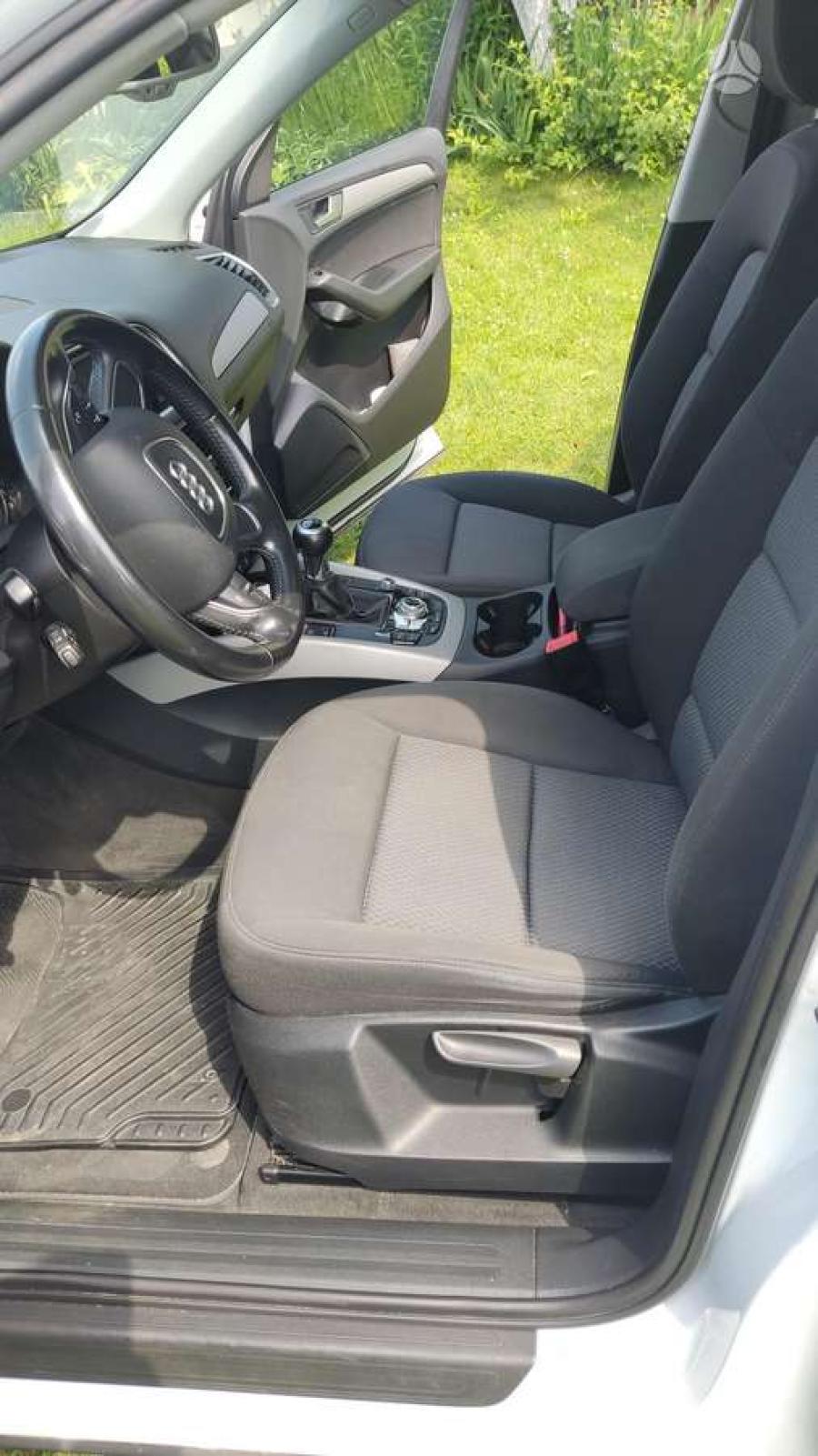 White Audi Q5 2013 in Ukmerge, with an engine capacity of 2.00 L and mileage of 298 thousand km for 11600 €, photo 12 on AUTOMOTO.COM.LV