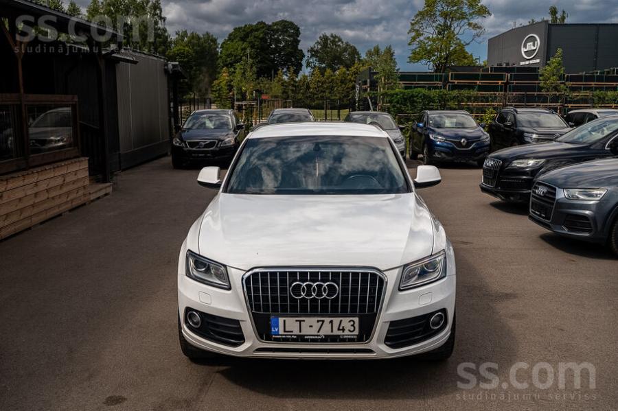 White Audi Q5 2013 in Riga, with an engine capacity of 3.00 L and mileage of 0 thousand km for 6650 €, photo 3 on AUTOMOTO.COM.LV