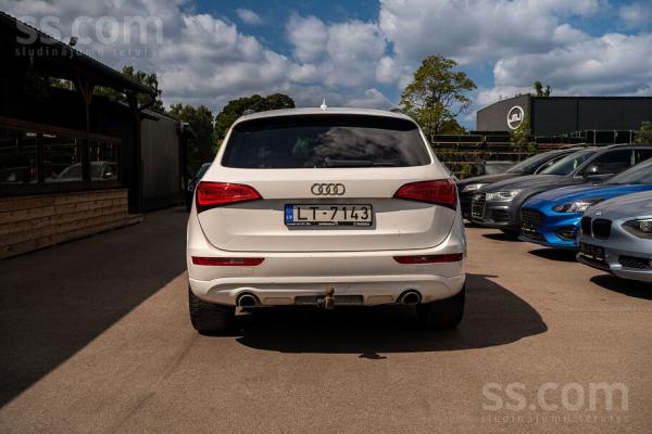 White Audi Q5 2013 in Riga, with an engine capacity of 3.00 L and mileage of 0 thousand km for 6650 €, photo 6 on AUTOMOTO.COM.LV