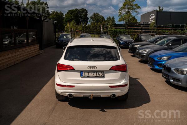 White Audi Q5 2013 in Riga, with an engine capacity of 3.00 L and mileage of 0 thousand km for 6650 €, photo 7 on AUTOMOTO.COM.LV