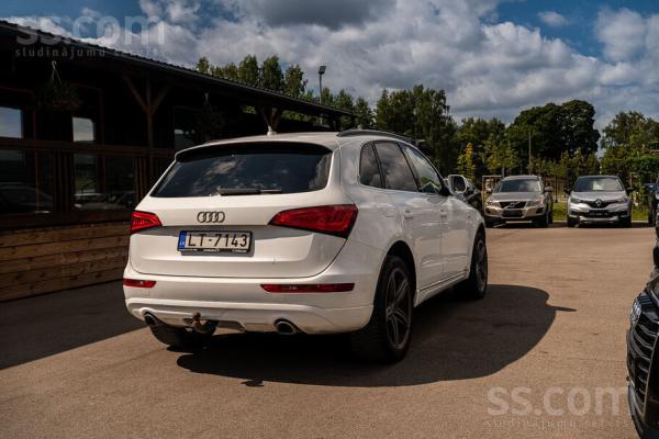 White Audi Q5 2013 in Riga, with an engine capacity of 3.00 L and mileage of 0 thousand km for 6650 €, photo 8 on AUTOMOTO.COM.LV
