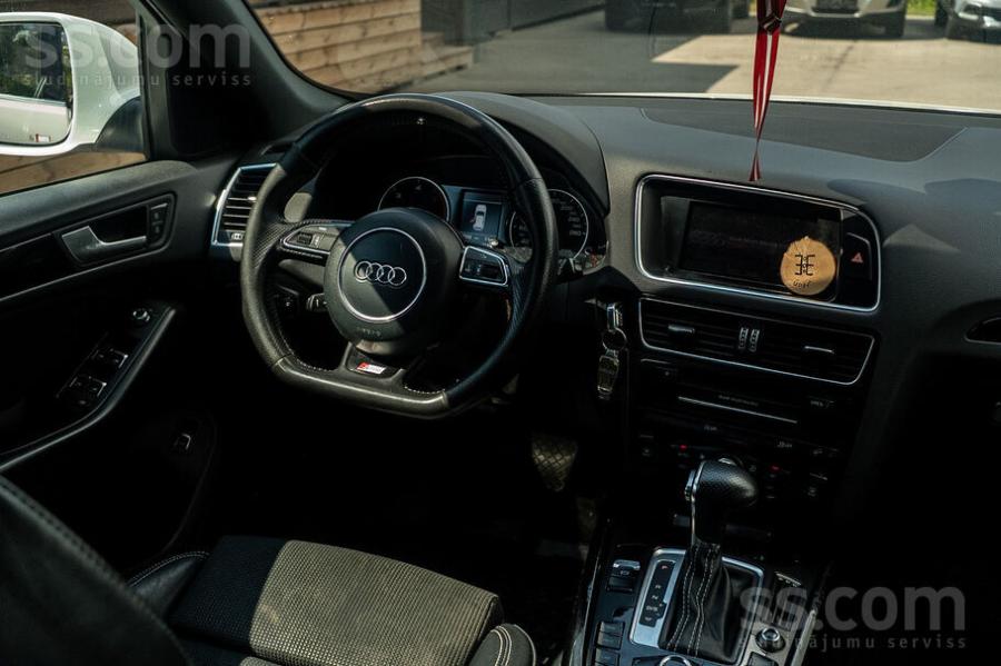 White Audi Q5 2013 in Riga, with an engine capacity of 3.00 L and mileage of 0 thousand km for 6650 €, photo 21 on AUTOMOTO.COM.LV