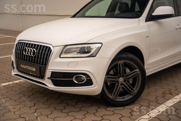 White Audi Q5 2013 in Riga, with an engine capacity of 3.00 L and mileage of 254 thousand km for 13990 €, photo 2 on AUTOMOTO.COM.LV