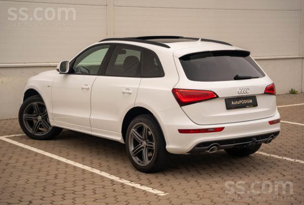 White Audi Q5 2013 in Riga, with an engine capacity of 3.00 L and mileage of 254 thousand km for 13990 €, photo 4 on AUTOMOTO.COM.LV