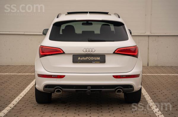 White Audi Q5 2013 in Riga, with an engine capacity of 3.00 L and mileage of 254 thousand km for 13990 €, photo 6 on AUTOMOTO.COM.LV